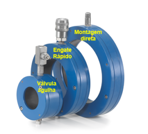 Selos de Diafragma para uso em fluidos pastosos
